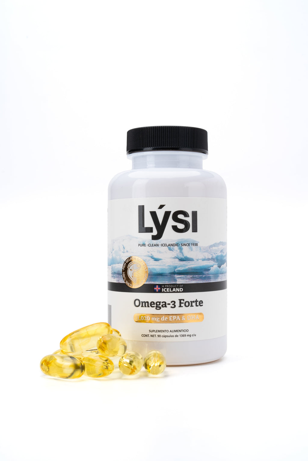 Capsulas Omega-3 Forte 90 pcs – Lysi Mexico
